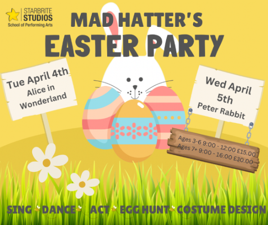 Starbrite Studios. Mad Hatter's Tea Party Workshop - Peter Rabbit