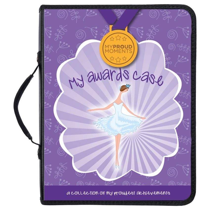 Starbrite Studios. Awards Display Case - Ballet - Purple