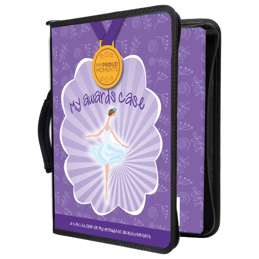 Starbrite Studios. Awards Display Case - Ballet - Purple