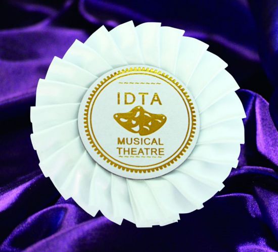 Starbrite Studios. IDTA - Tap - Rosette - With Banner - Red